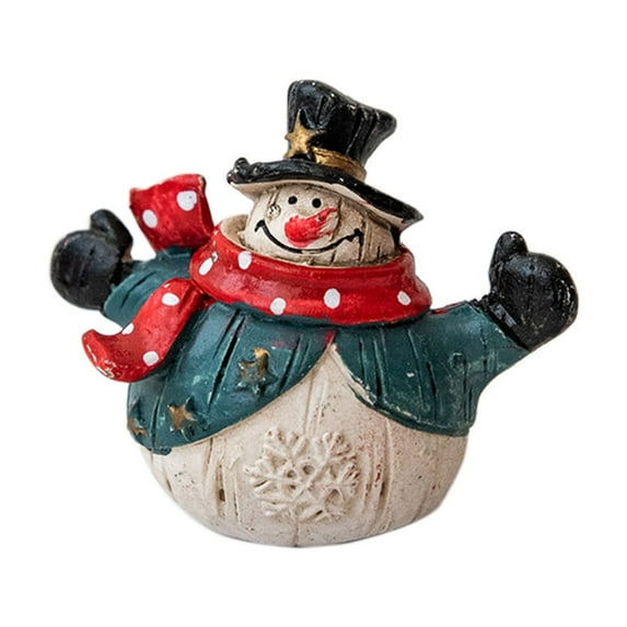 A Snowman Figurine Christmas Table Decoration Style A For Mantel ...