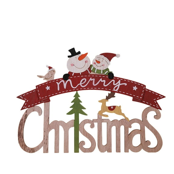 A Snowman-Themed Wooden Christmas Ornament For Holiday Display Crafted ...