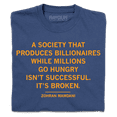 A Society That Produces Billionaires Heavyweight Graphic Tee TShirt ...