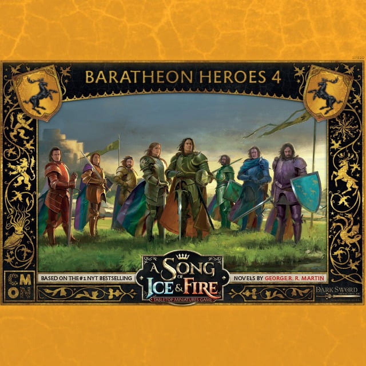 A Song of Ice and Fire Miniatures Game: Baratheon Heroes 4 CMN SIF820 ...