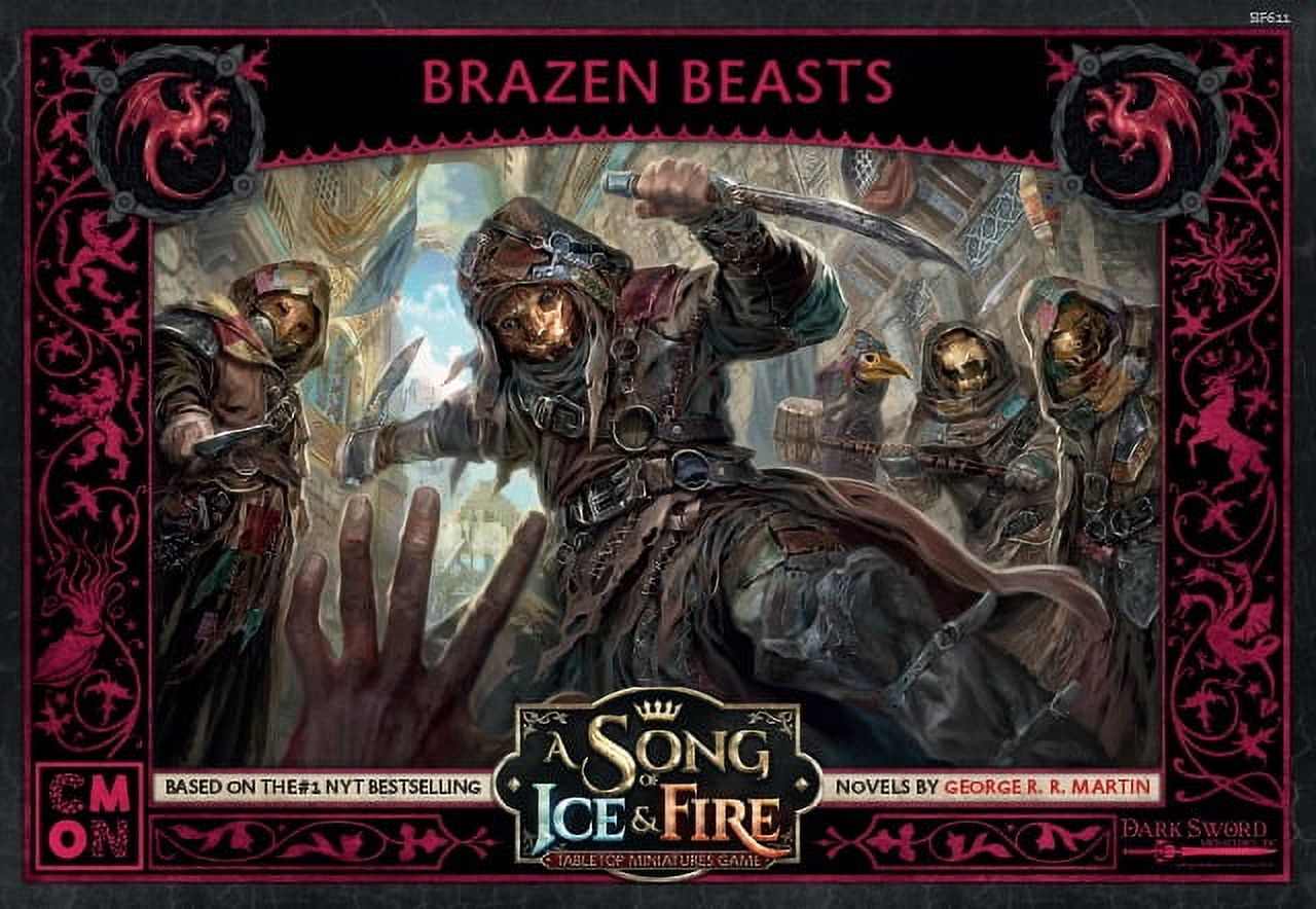 A Song of Ice and Fire Miniatures Game: Targaryen Brazen Beasts CMN ...