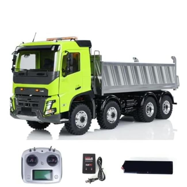 A-Sonic XS-73662 1-14 Scale 8x8 RTR RC Hydraulic Dump Truck - FMX Cabin ...