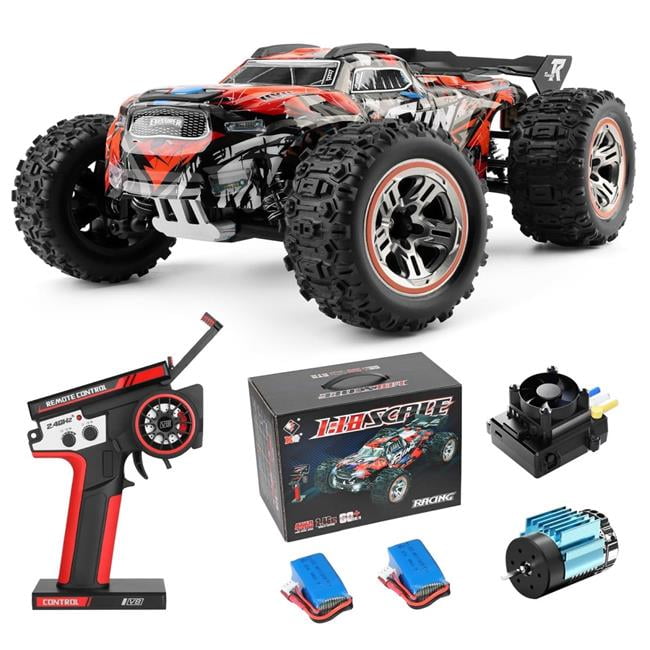 A-Sonic XS72460 1-18 Scale RTR Brushless Fast RC Cars for Adults - Max ...