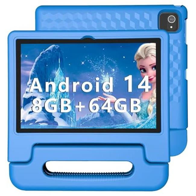 A-Sonic XS72089 10 in. Android 14 Tablet for Kids - 8GB RAM 64GB ROM ...