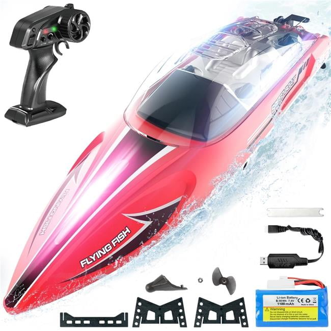 A-Sonic XS71474 14 in. Remote Control Boat for Kids & Adults - 25 KPH ...