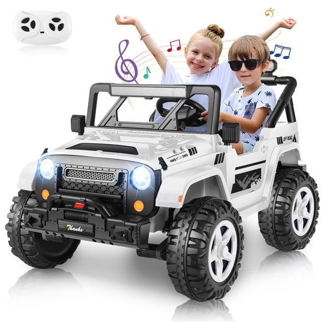 A-Sonic XS-73306 2 Seater XL Kids Electric Car - 20 in. Extra Wide Seat ...