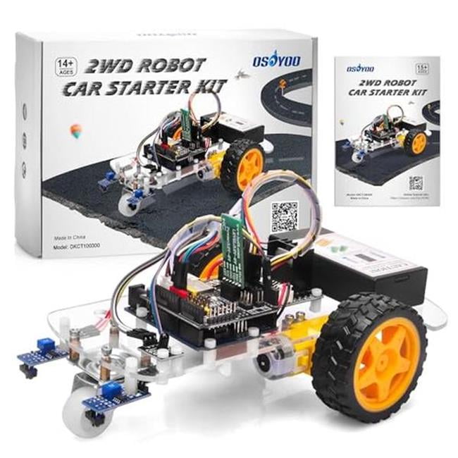A-Sonic XS70418 2WD Robot Car Starter Kit for Arduino - Intelligent ...