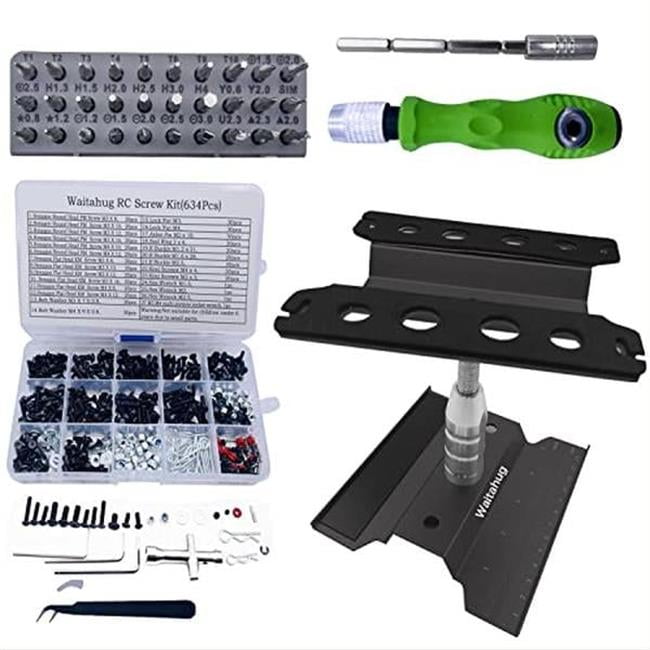 A-Sonic XS69810 Car Repair Tool Set - 634 Piece Screw Kit - 360 deg ...