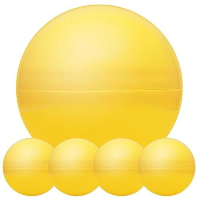 A-Sonic XS69136 Claw Machine Capsules Yellow Plastic Sphere Party Favor ...