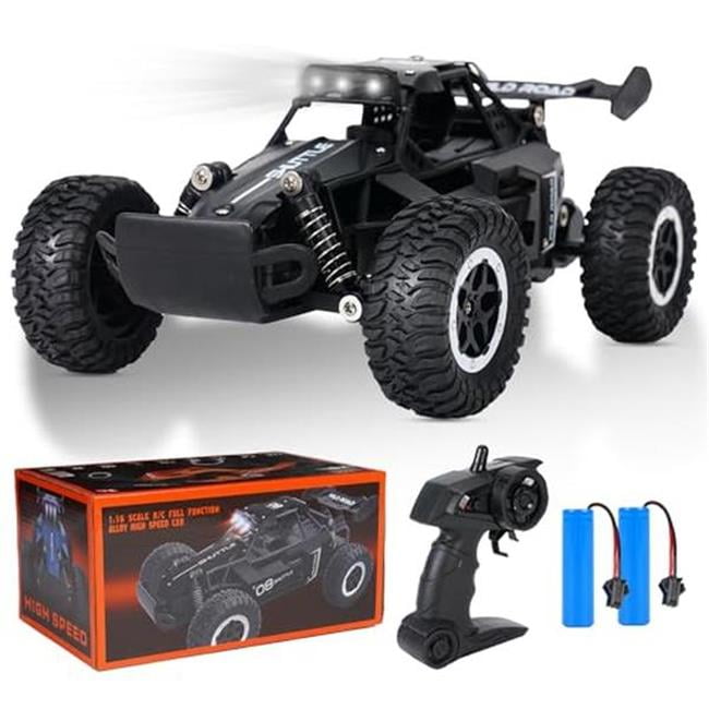 A-Sonic XS68793 Control Car, Remote Control Truck - 1-16 Scale Black 2 ...