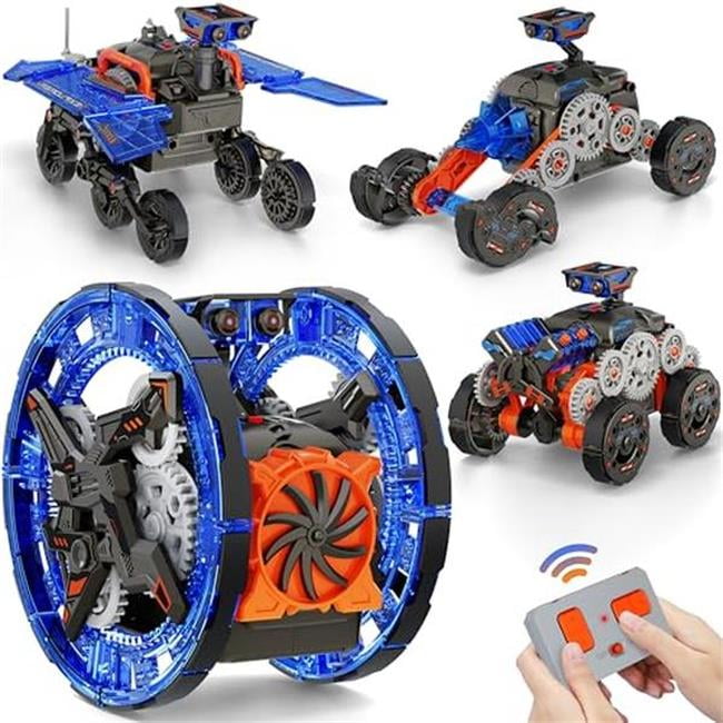 A-Sonic XS68540 Control Robot Building Toy, 4-in-1 LED Light RC Robot ...