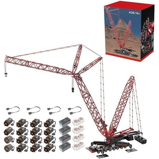 A-Sonic XS-73548 Crane Building Block Set - LG1750 16 Motors Crane ...