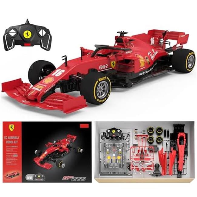 A-Sonic XS70933 Ferrari F1 SF1000 RC Car Building Kit - 1-16 Scale Supercar Assembly Set with ...