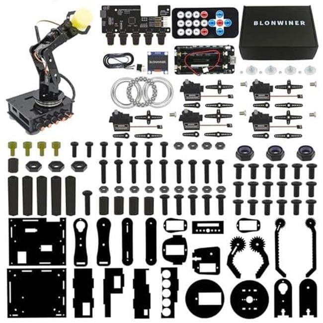 A-Sonic XS70986 Kit - Robot Arm Kit for Arduino Coding - Smart Robotic Arm Building Toy with ...