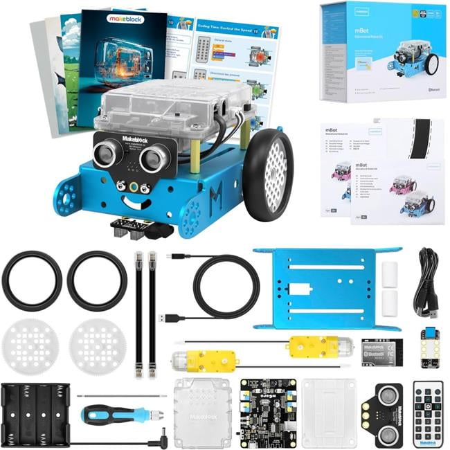 A-Sonic XS71916 MBot Robot Kit with Scratch Coding Box - STEM Projects for Kids Learn to Code ...