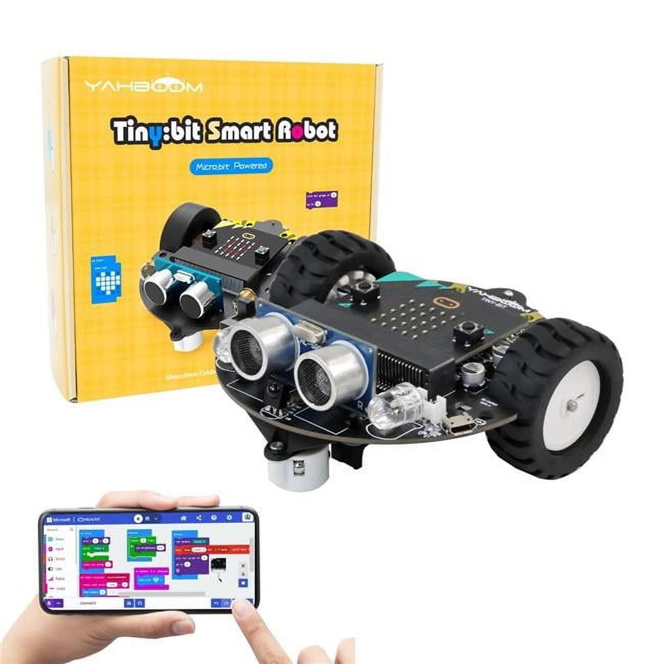 A-Sonic XS70039 Microbit V2 Start Robotic for Kids STEM Education Toy Car Kit DIY Programmable ...