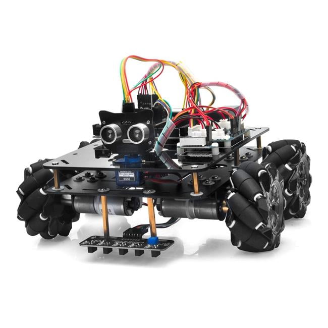 A-Sonic XS72160 Omni-directional Mecanum Wheels Robotic Car Kit for ...