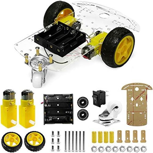 A-Sonic XS68363 Perseids DIY Robot Smart Car Chassis Kit with Speed ...