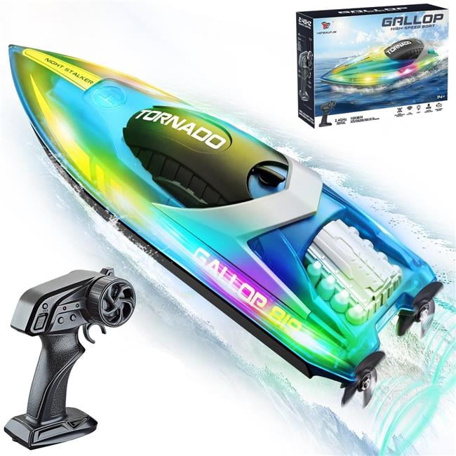 A-Sonic XS68758 Remote Control Boat 15 Plus MPH Fast RC Boat for Pool ...
