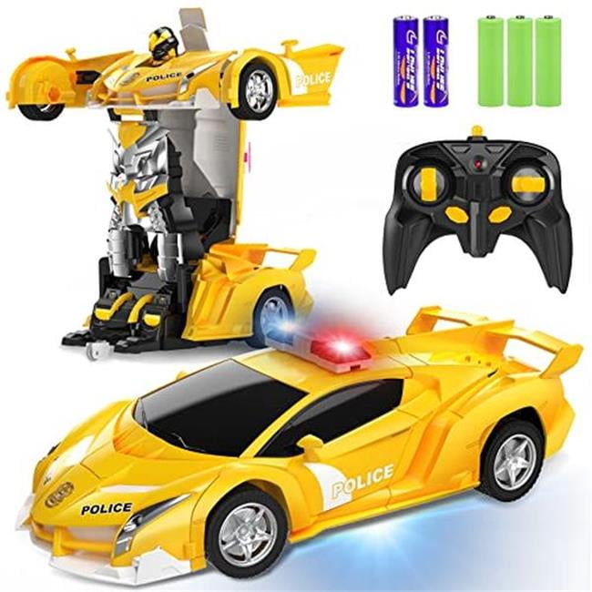 A-Sonic XS68590 Remote Control Car, 2-in-1 Transform Car Robot - One ...