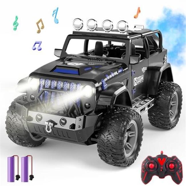A-Sonic XS68910 Remote Control Car with Spray - Lights & Sound - 2.4GHz ...