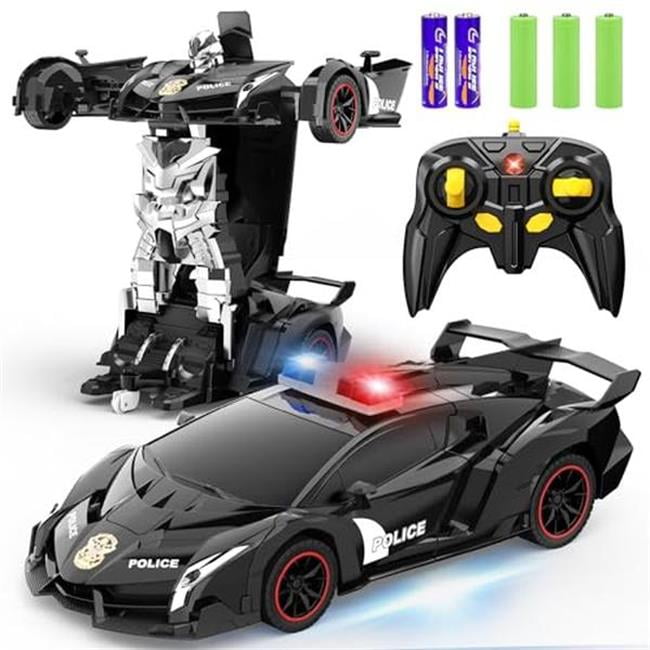 A-Sonic XS68183 Remote Control Car - Transform Car Robot - One Button ...