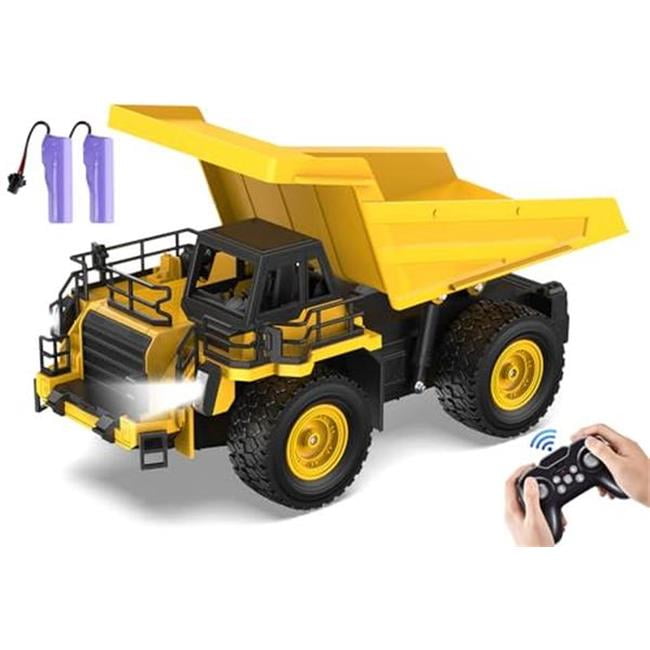 A-Sonic XS70136 Remote Control Dump Truck - 1-18 Scale Construction Toy ...