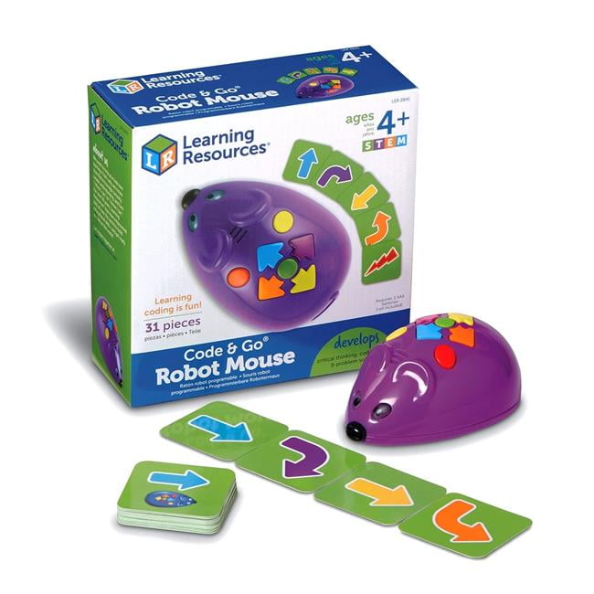 A-Sonic XS69749 Resources Code & Go Robot Mouse, Ages 4 Plus, Coding ...