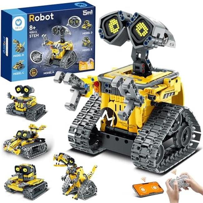 A-Sonic XS71244 Robot Building Kit with Remote Control for Boys Ages 8 ...