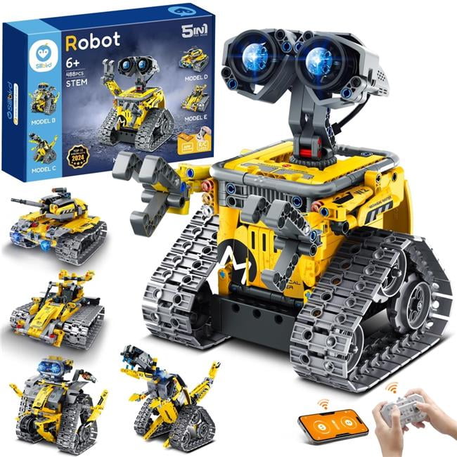 A-Sonic XS71255 Robot Building Kit with Remote Control STEM Gifts for ...