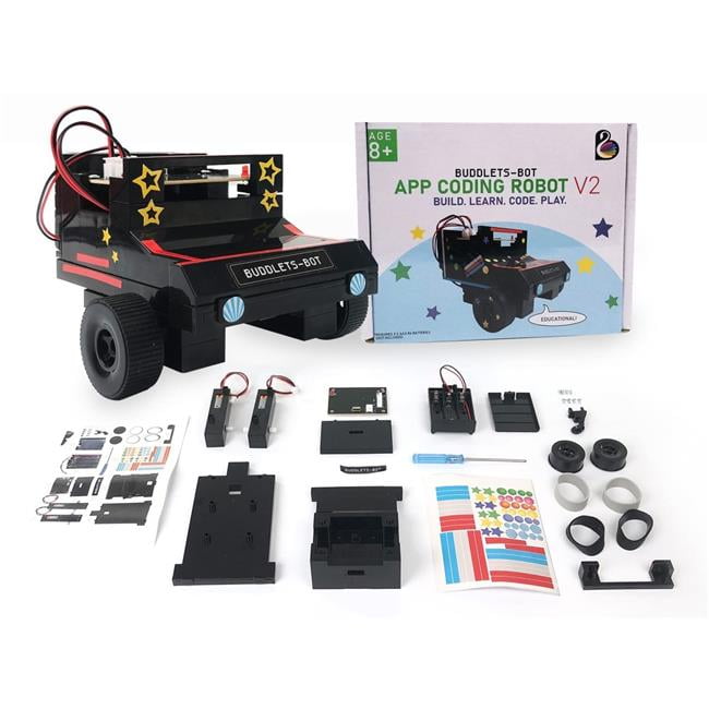 A-Sonic XS68406 Robot Toy Kit for Kids Ages 8-12 - STEM Coding Robotic Toy Car for Beginners ...