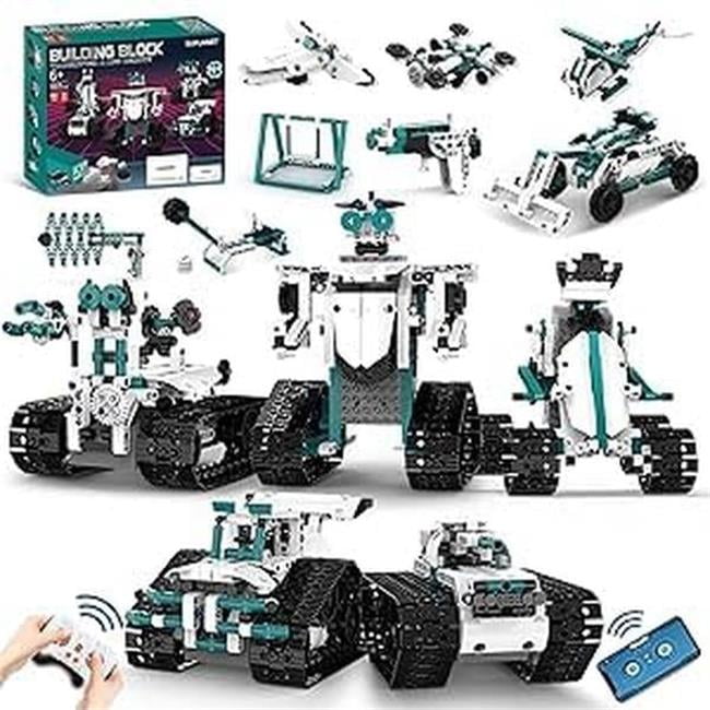 A-Sonic XS70835 Robot Toys for 8-14, 12-in-1 Remote Control Robot Toys ...
