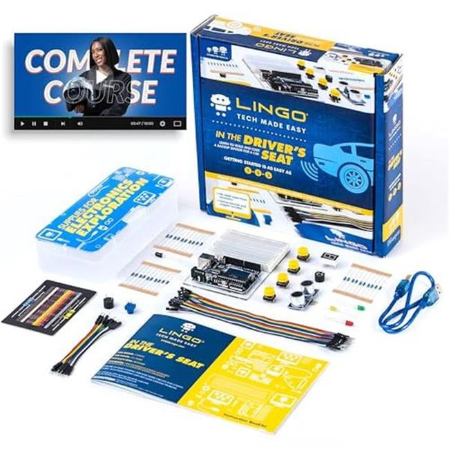 A-Sonic XS71432 STEM Coding Kit - Build & Code Your Own Backup Sensor for Car - Learn Coding ...