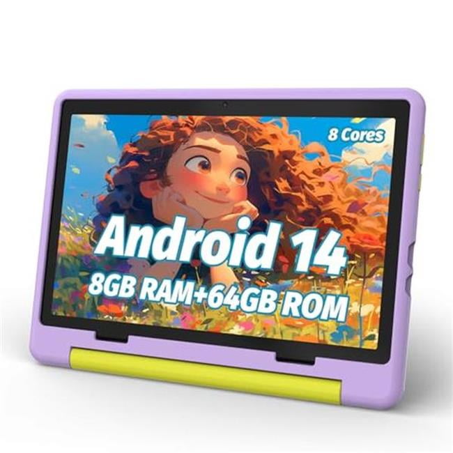 A-Sonic XS71962 Tablet - Android 14 Tablet for Kids 10 in. - Toddler ...