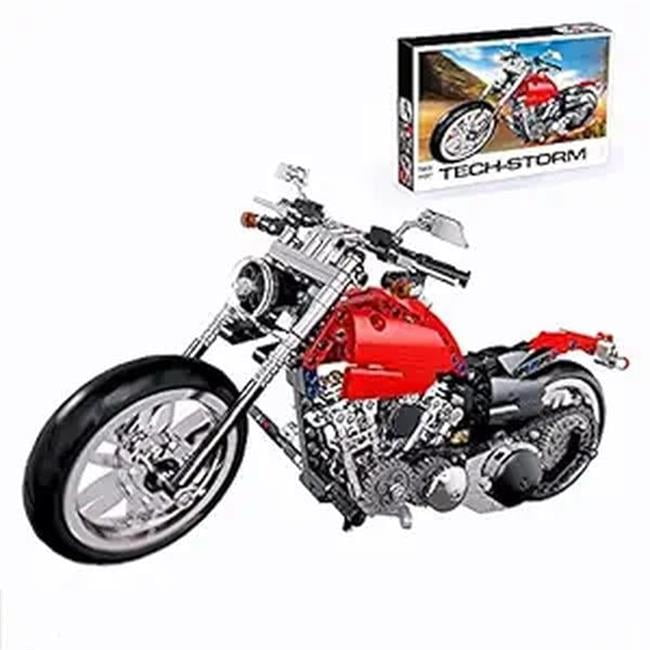 A-Sonic XS69327 Toy Building Kit - Build A Motorcycle Building Blocks ...