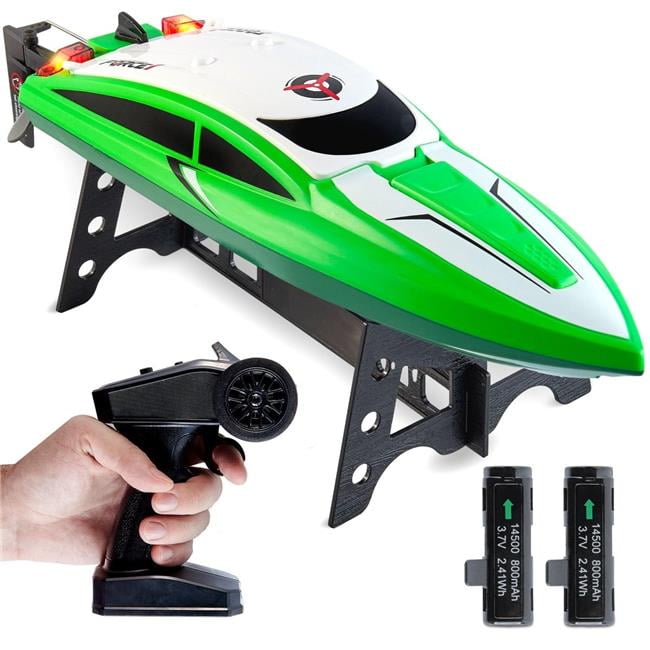 A-Sonic XS70090 Velocity Green Fast Remote Control Boats for Adults ...
