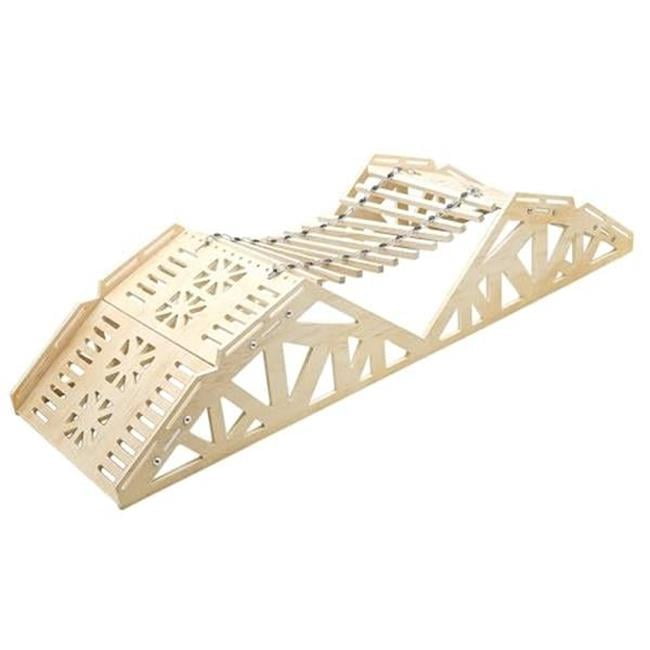 A-Sonic XS71296 Wood Bridge Obstacle Course of Iron Rope for RC Car ...