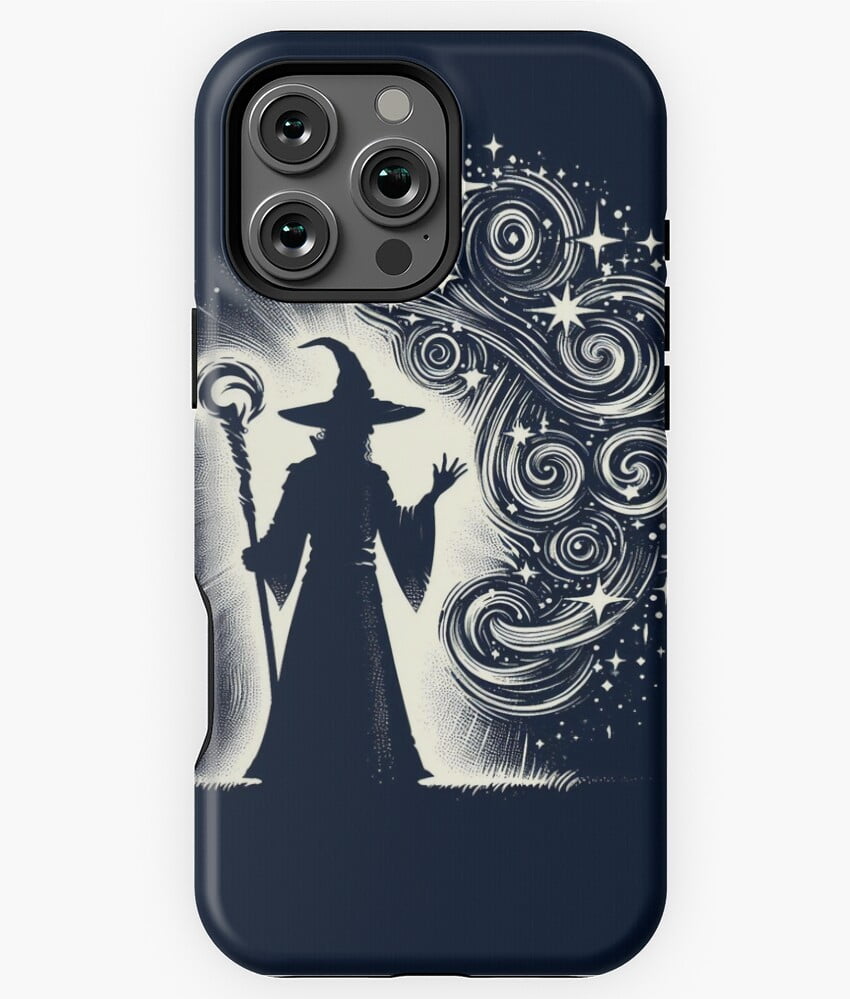 A Sorcerer's Spell Starlit Symphony Phone Case for iPhone 16 15 14 13 ...