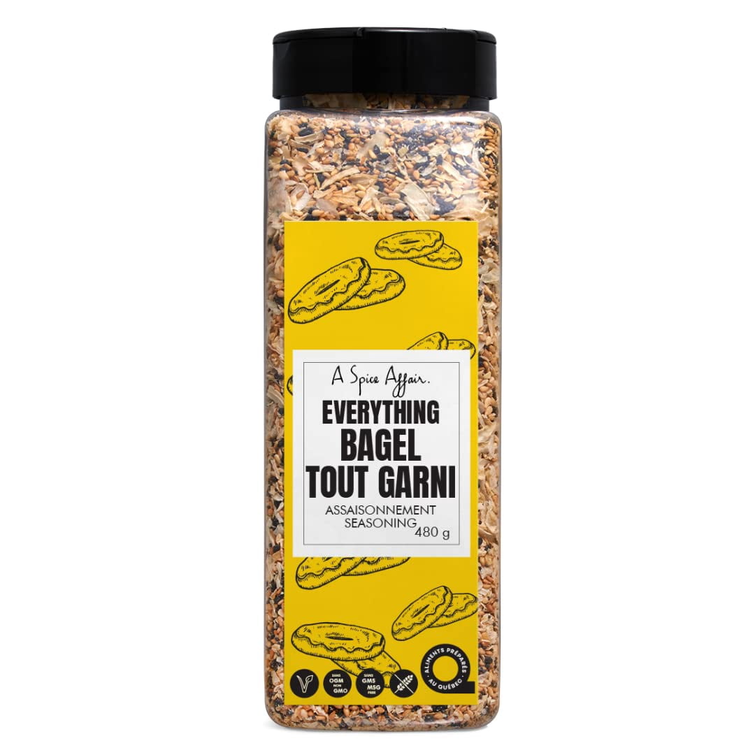 A Spice Affair’s Everything BDF32 Bagel Seasoning Blend 480 g (16.9 oz ...