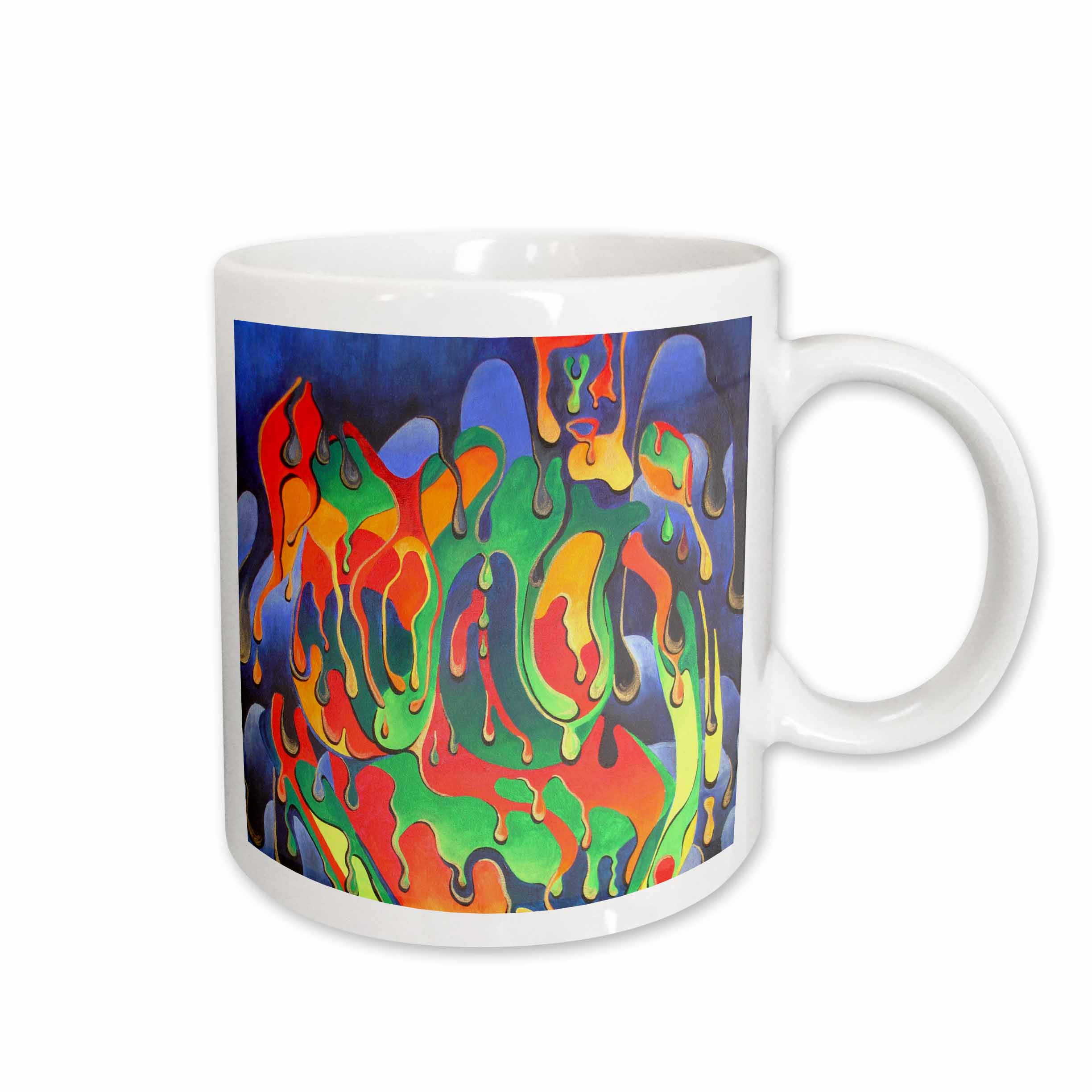 3drose, a Splash of Paint - Surrealismwoman, Primary Colours, Abstract ...