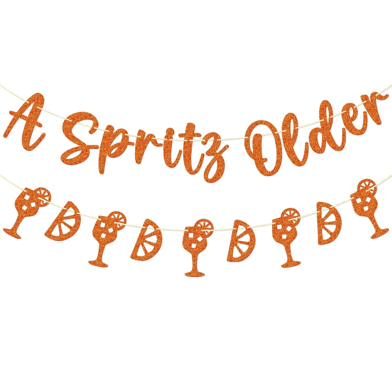 A Spritz Older Banner, Spritz Themed Birthday Decorations, Aperol ...