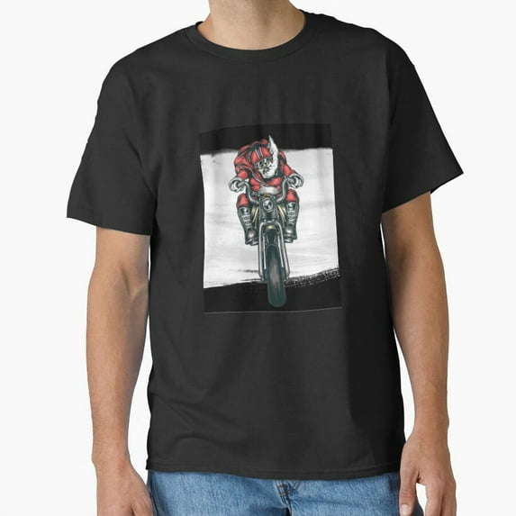 A St. Nick Claus Humor Rebel On A Motorcycle Funny Christmas Biker ...