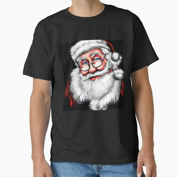 A St. Nick Claus Picture Funny Christmas Holiday Season Design H8403 T ...