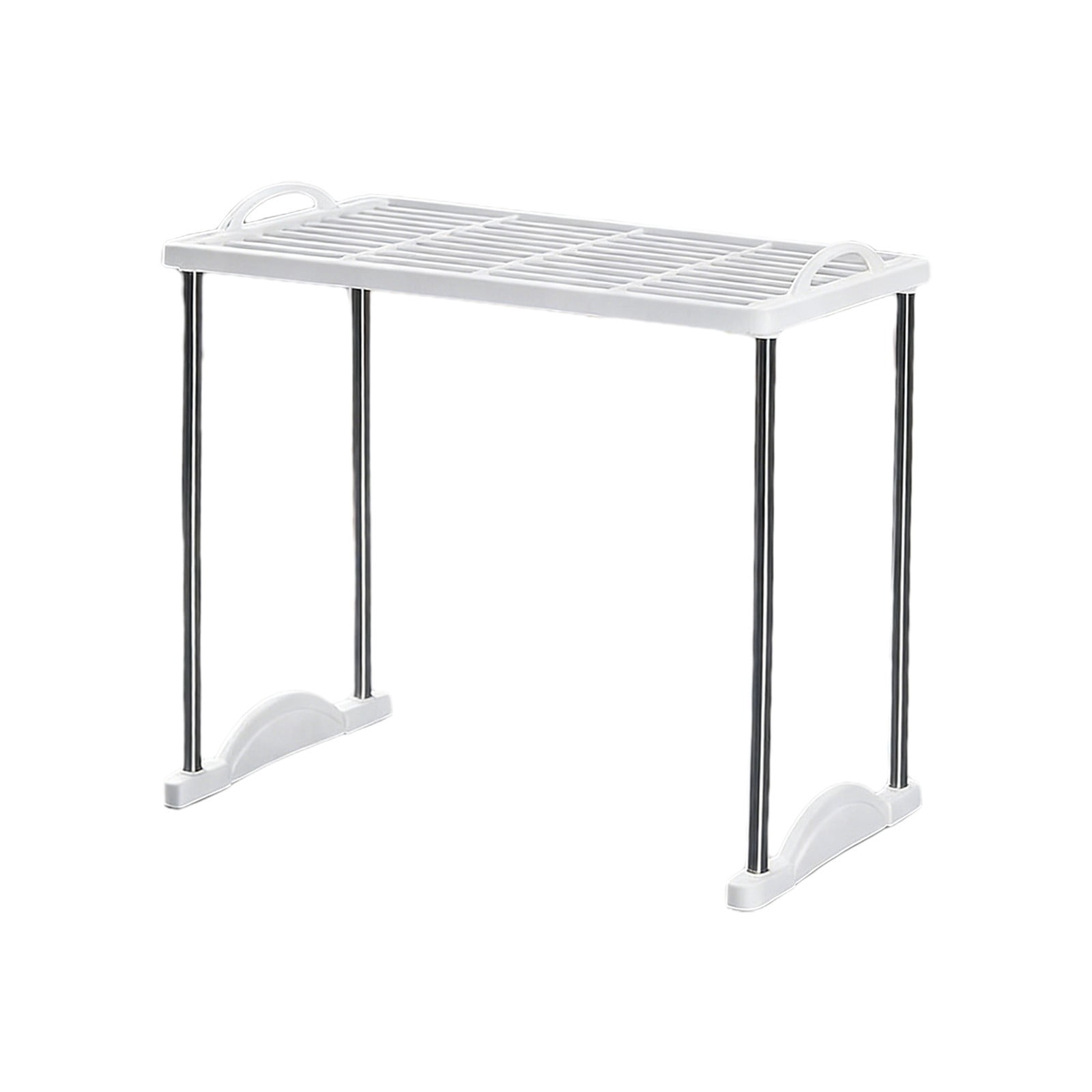 A Stackable Multi Layer Storage Rack Plastic Shelves With Hollow Grille ...