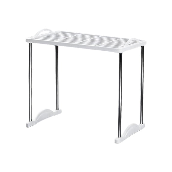 A Stackable Multi-Tier Storage Shelf Plastic Organizer For Kitchen ...