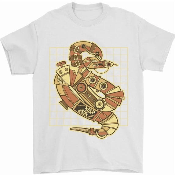 A Steampunk Snake Reptiles T-Shirt - Walmart.com