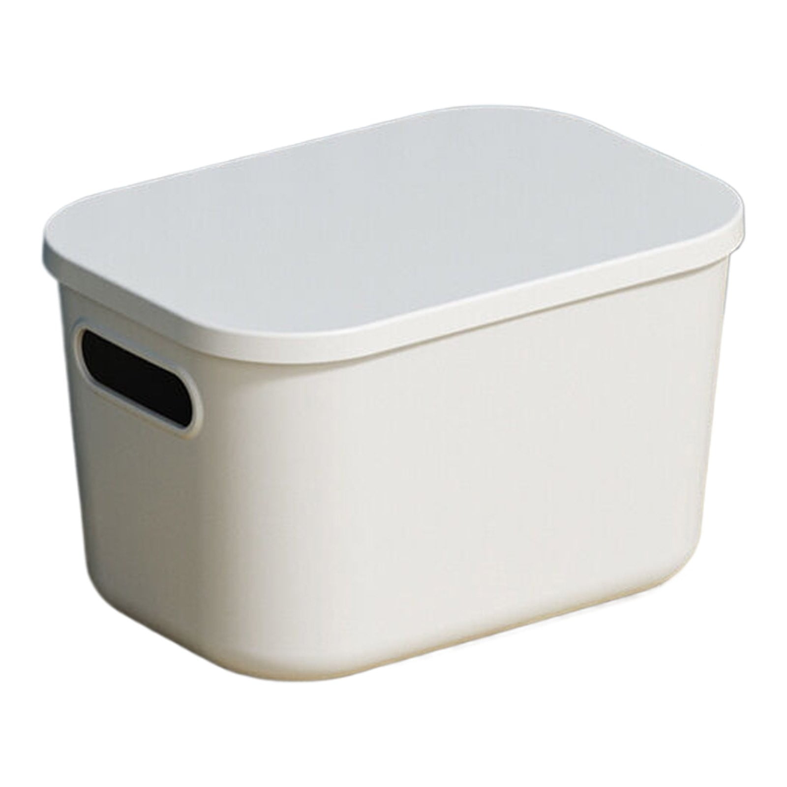 A Storage Box Storage Box with Lid Handle Hole Large Capacity Stackable ...