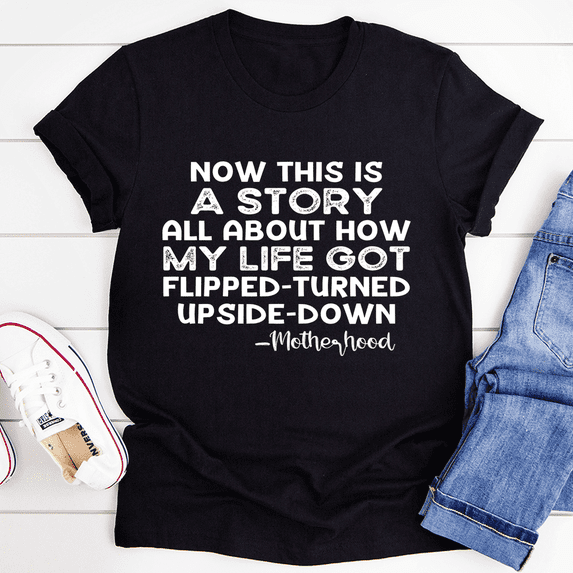 A Story About Motherhood Tee Athletic Heather S Peachy Sunday T-Shirt ...