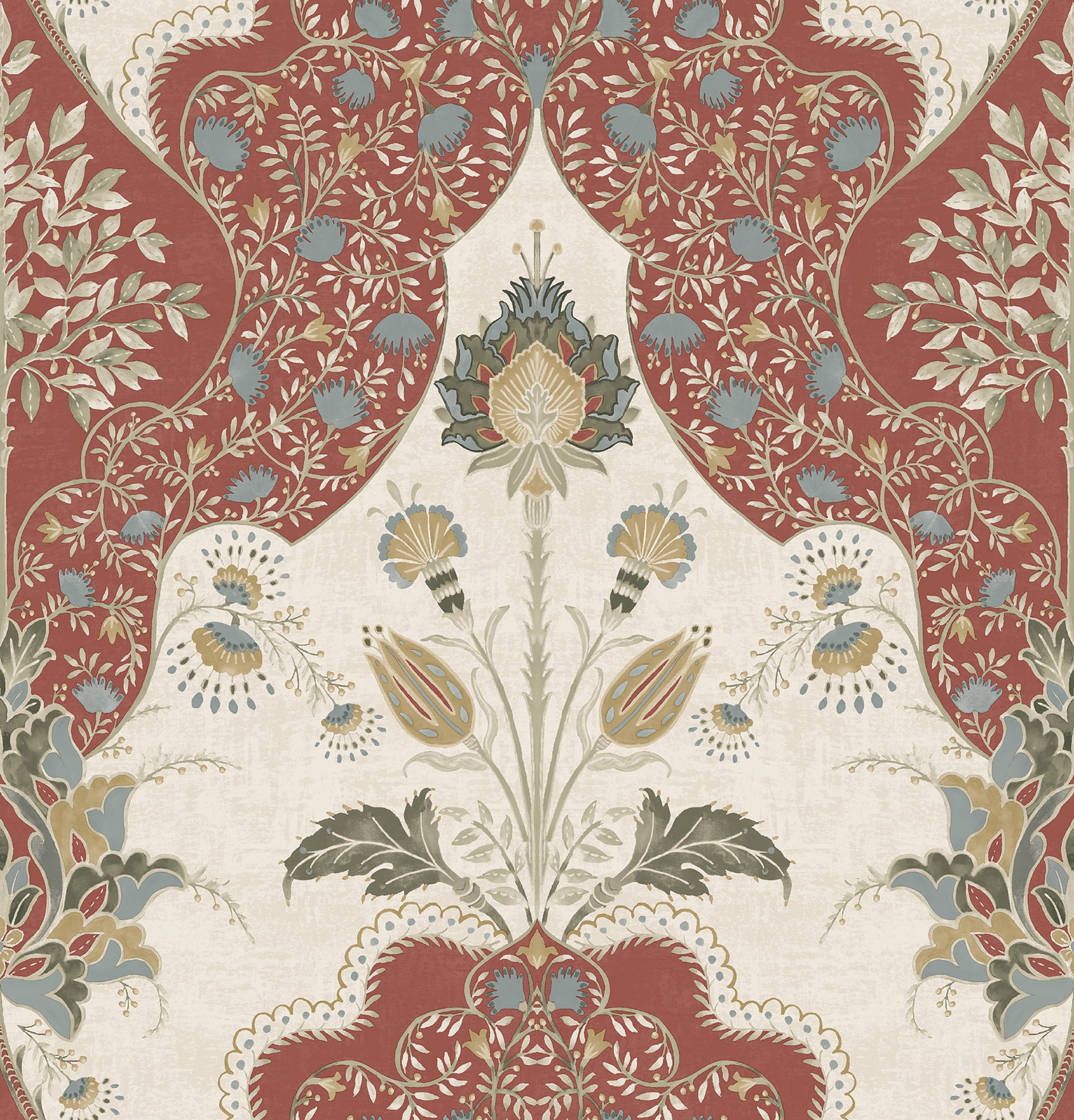 A-Street Prints Auden Ruby Floral Grandeur Wallpaper - Walmart.com