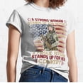 A Strong Woman Standos Up For Herself Afemale Stands Up For Her Country ...